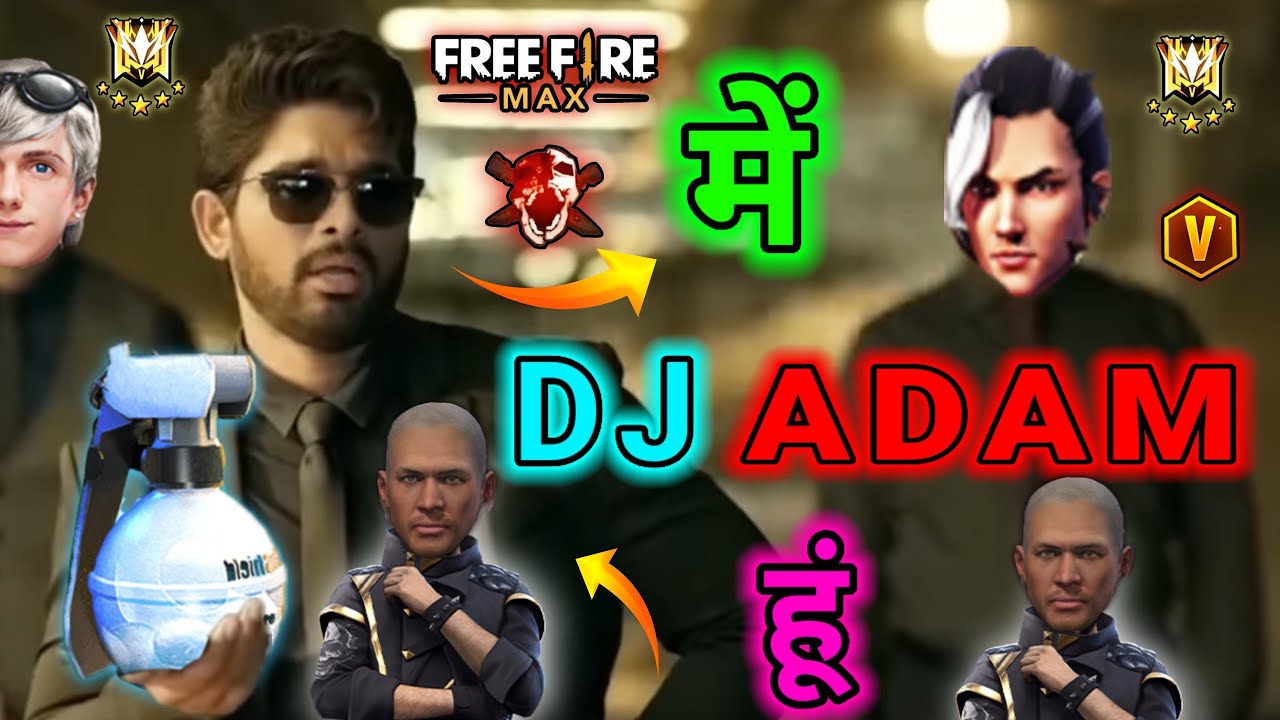 मैं DJ ADAM हूं 😂 | NEW FREE FIRE COMEDY VIDEO IN HINDI 😂 | GAJAB VINES ...