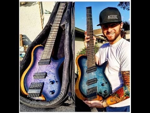 Unboxing my Kiesel Zeus Multi Scale Guitar - YouTube