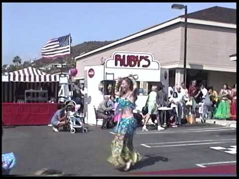Belly Dancer Latifa - George Moawad - Stick Dance Duet - Laguna Beach  Festival