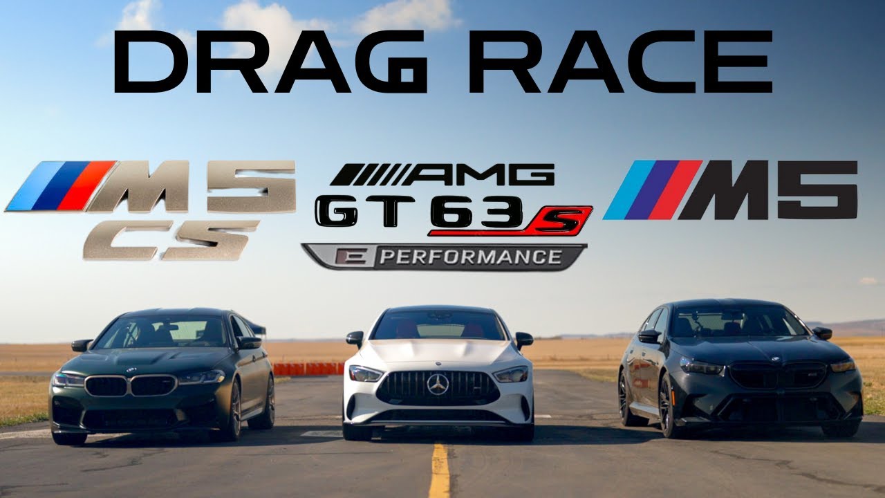 M5 CS vs AMG GT63s E-Performance vs M5 - YouTube