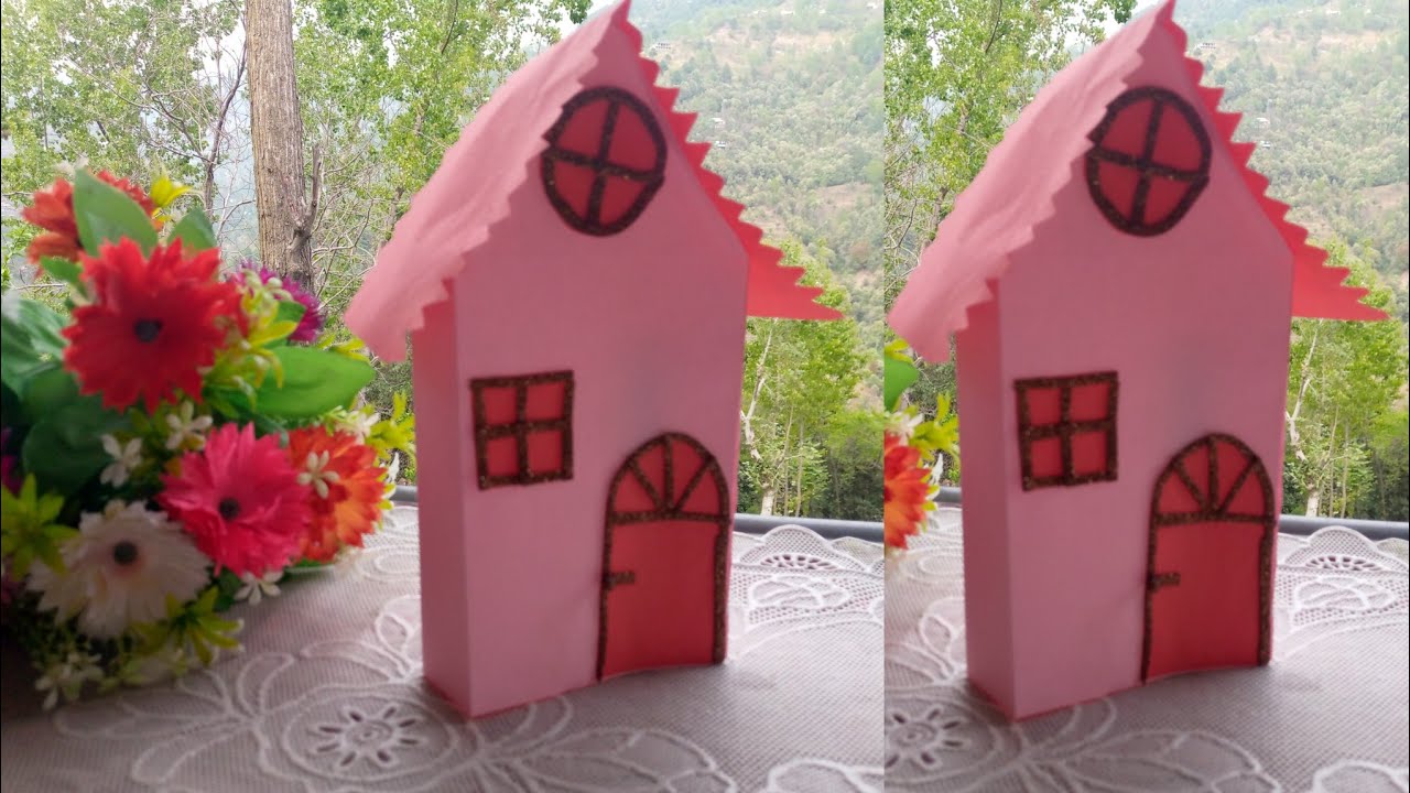 How to Make a Home with A4 Paper | ペーパークラフト | 折り紙 - YouTube