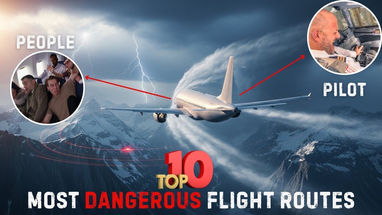 Top 10 Most Dangerous Flight Routes in the World – Only the Bravest ...