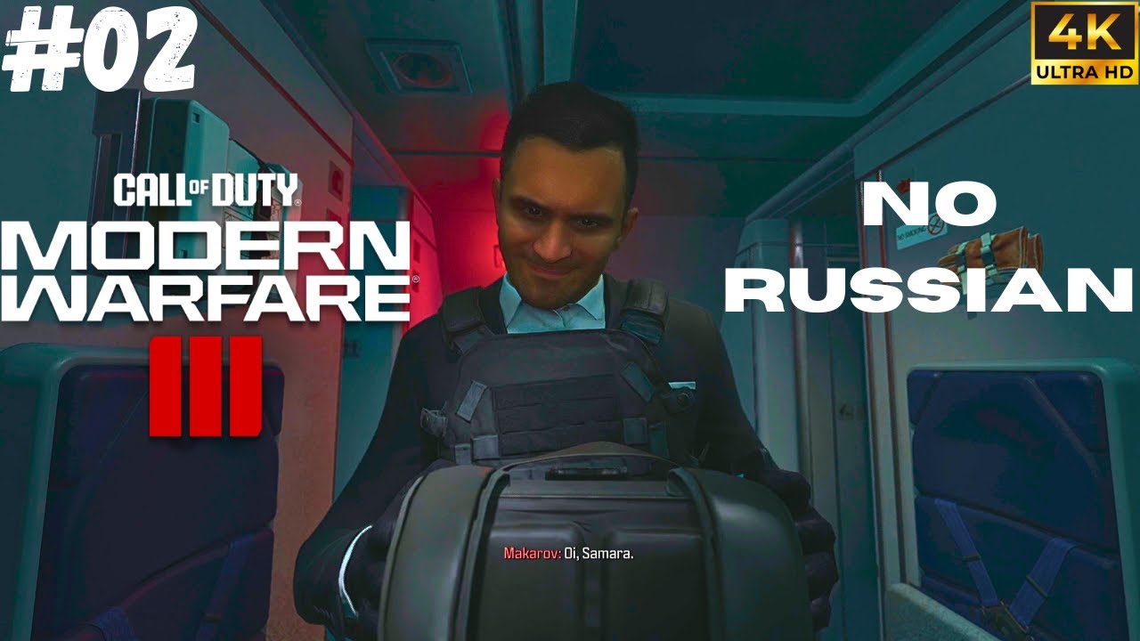 CALL OF DUTY MODERN WARFARE 3 : Missão NO RUSSIAN - Em 4K60FPS (Dublado ...