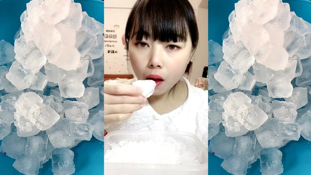 HARD ICE EATING | ICE EATING | CLEAR ICE EATING - YouTube