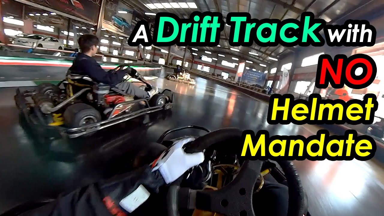 An Actual Karting Drift Track in My Hometown - YouTube