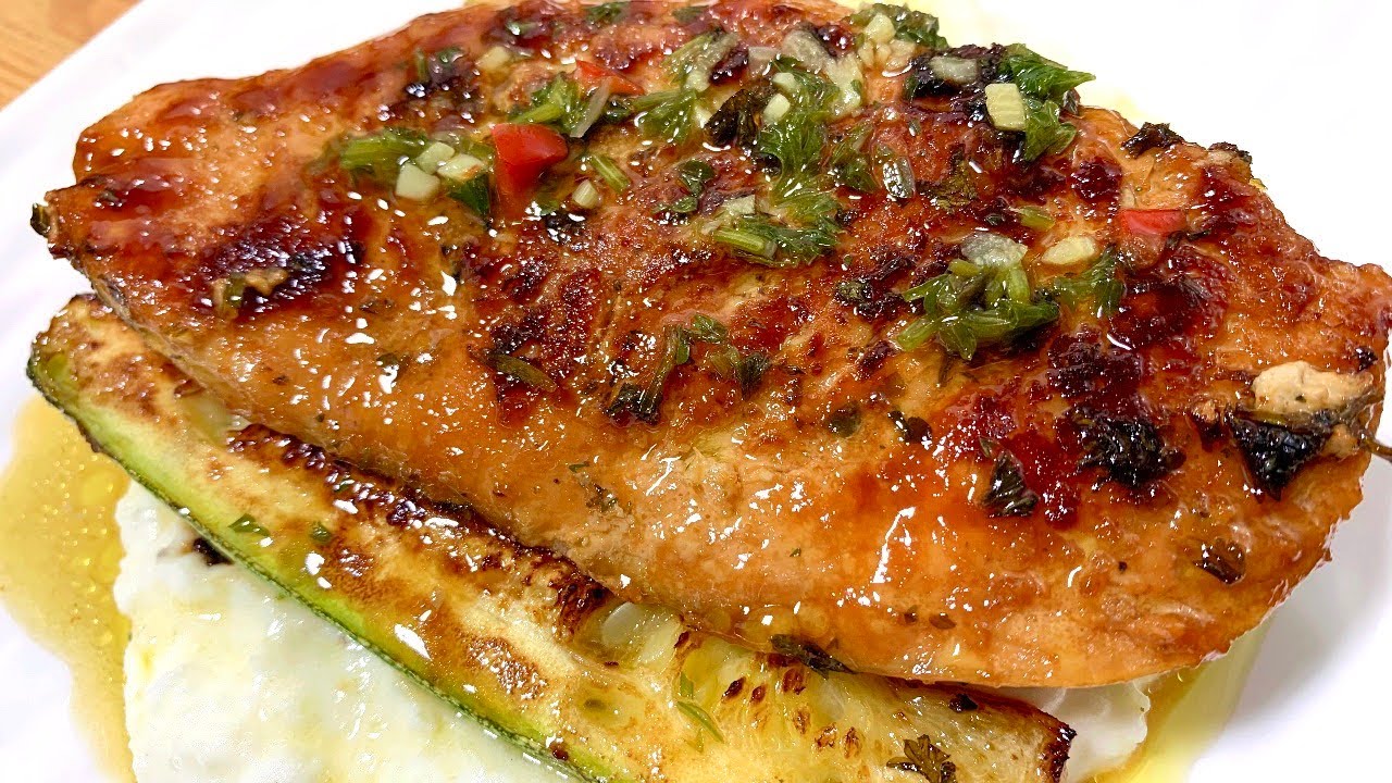 Pollo en Salsa Chimichurri Delicioso y Fácil - YouTube