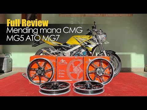 review velg cmg mg5 dan cmg mg7 - YouTube
