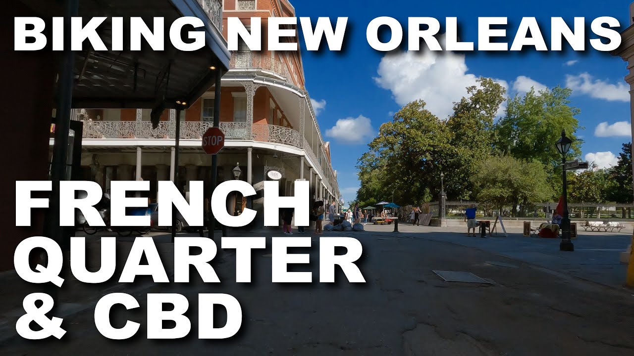 French Quarter and CBD : St Ann, Decatur, and Magazine Street : Biking ...