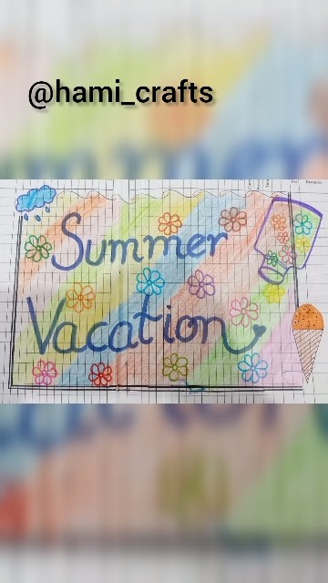 Creative Drawing Register for Summer Break | School Art Project - YouTube