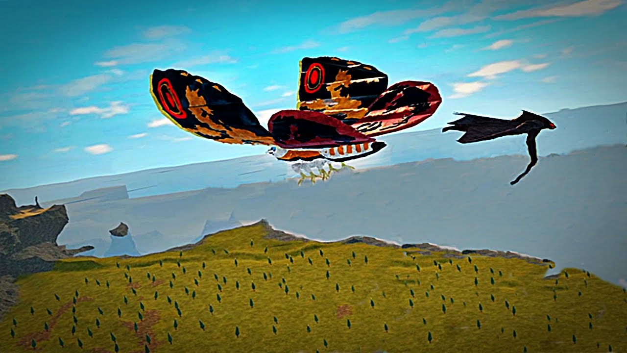 Mothra vs Muto Face To Face | Kaiju Universe - YouTube