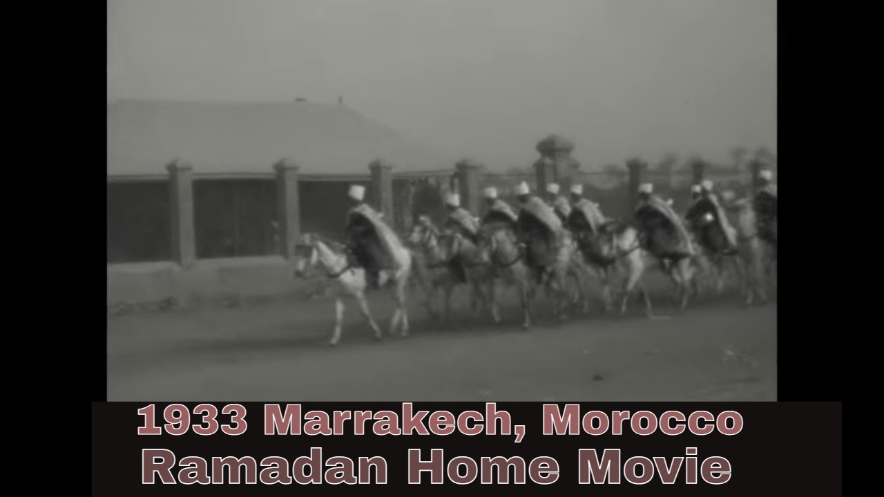 1933 HOME MOVIE RAMADAN IN MARRAKECH MOROCCO KOUTOUBIA MOSQUE 55504 ...