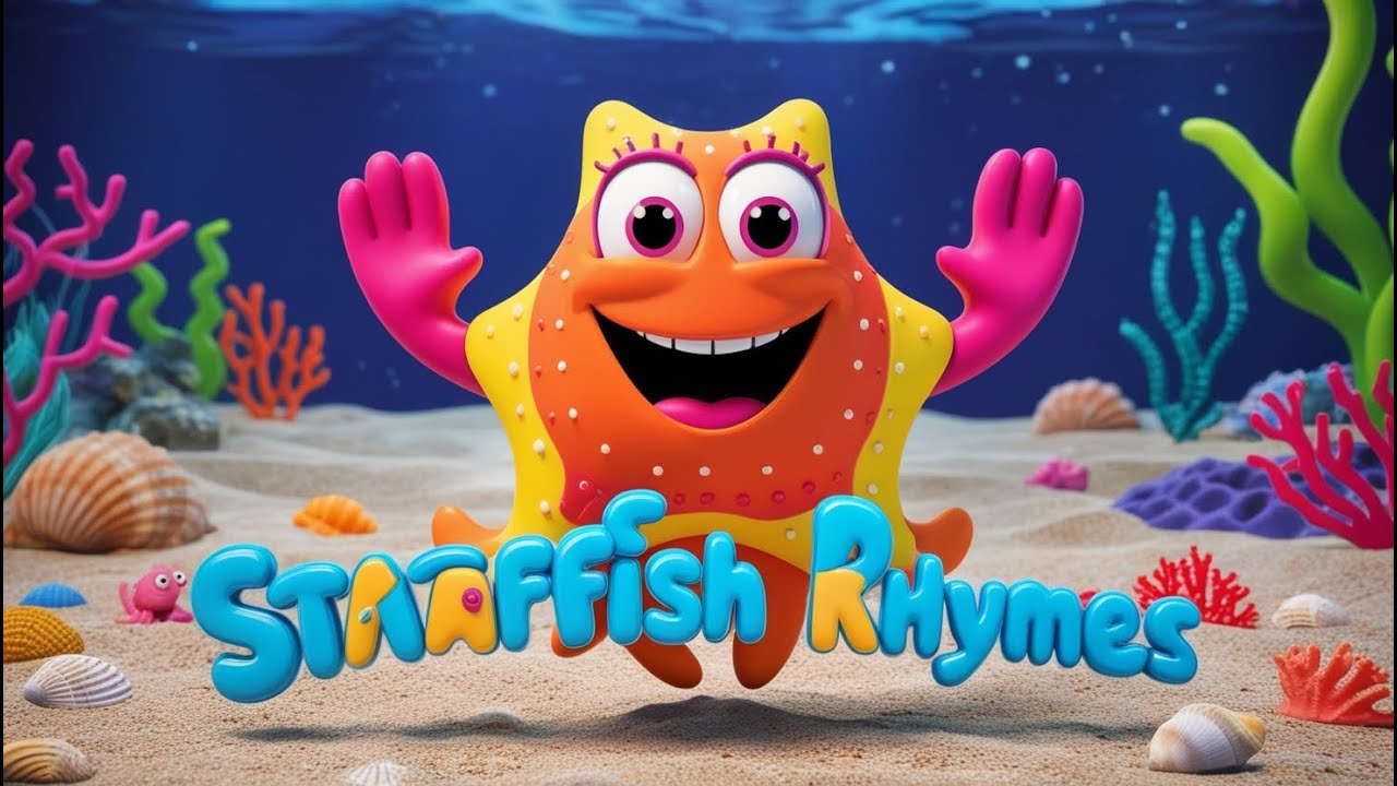 "Starfish Song | Fun 3D Animated Nursery Rhyme for Kids | Ocean ...
