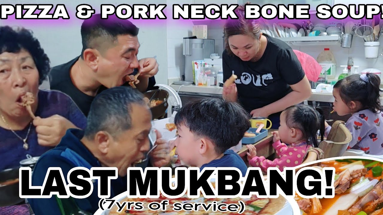 Last Mukbang ! Welcoming our New Table Set Soon!... - YouTube