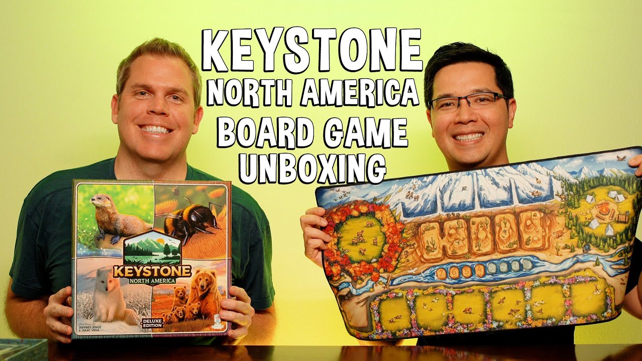 Unboxing Keystone North America - Wildlife Tile Placement Board Game ...