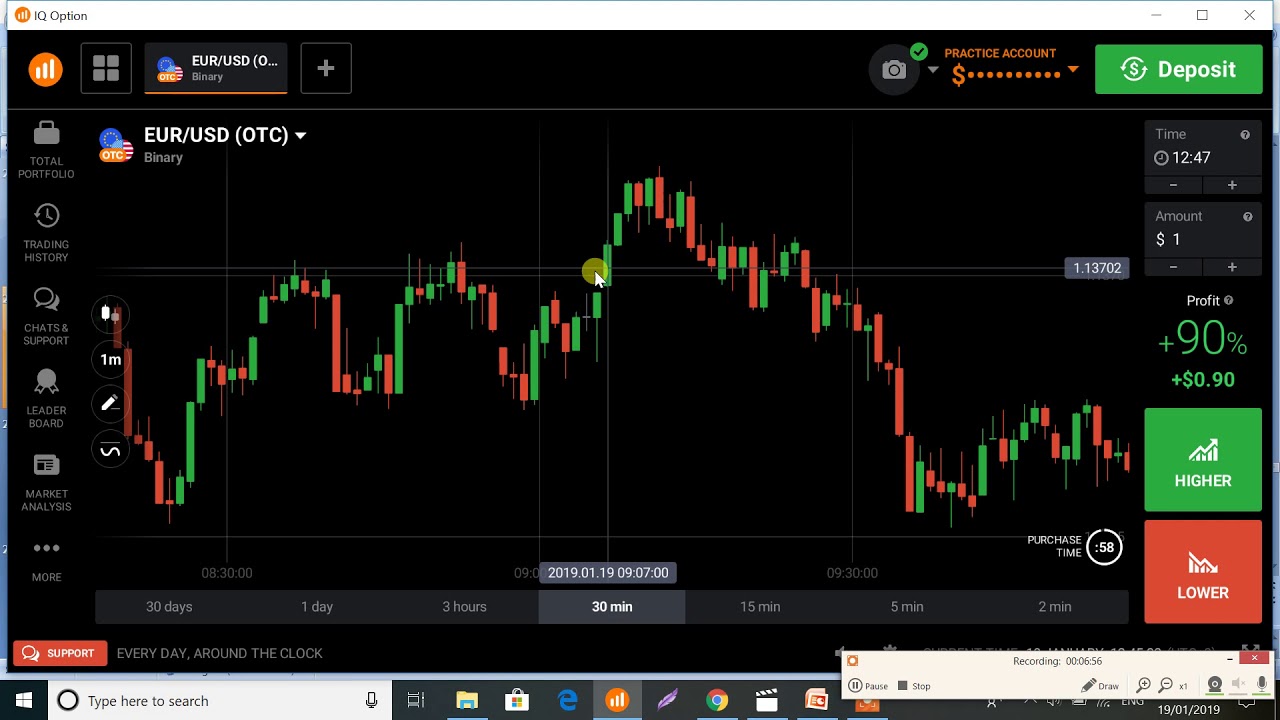 Understanding Candlestick Charts for Beginners iq option - YouTube