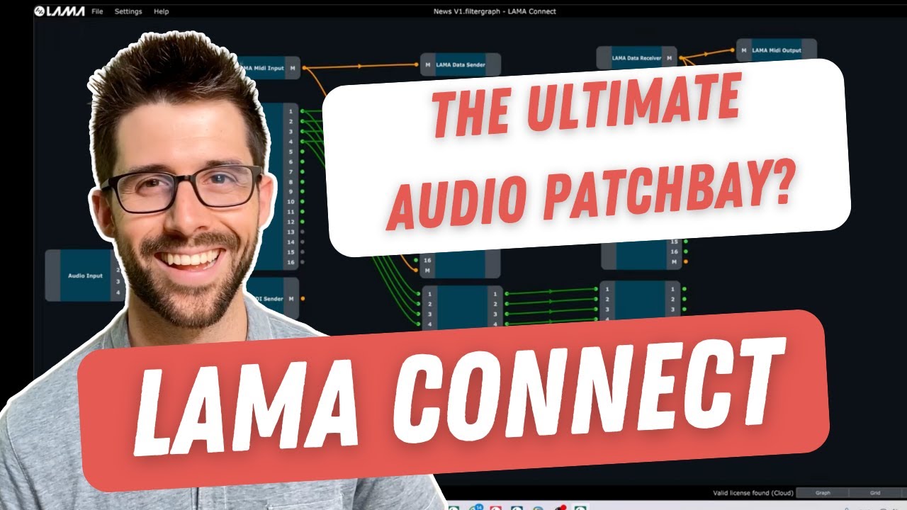 LAMA Connect | The Ultimate Software Patchbay For Audio Pros - YouTube