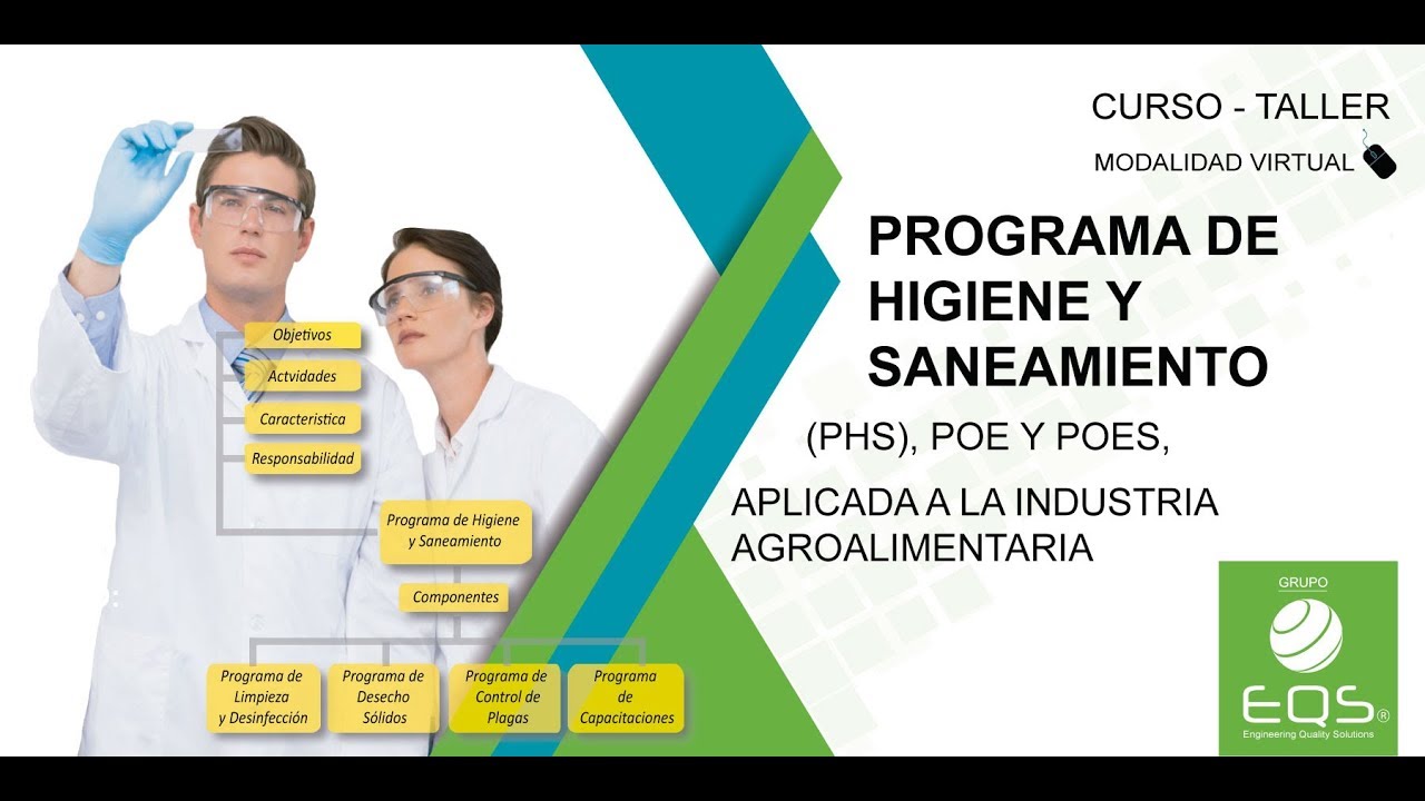 Curso Taller PROGRAMA DE HIGIENE Y SANEAMIENTO | EQS Grupo ® - YouTube