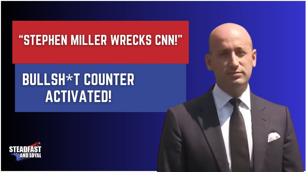 Stephen Miller Destroys CNN Host LIVE — Our BS Counter Just Launched ...
