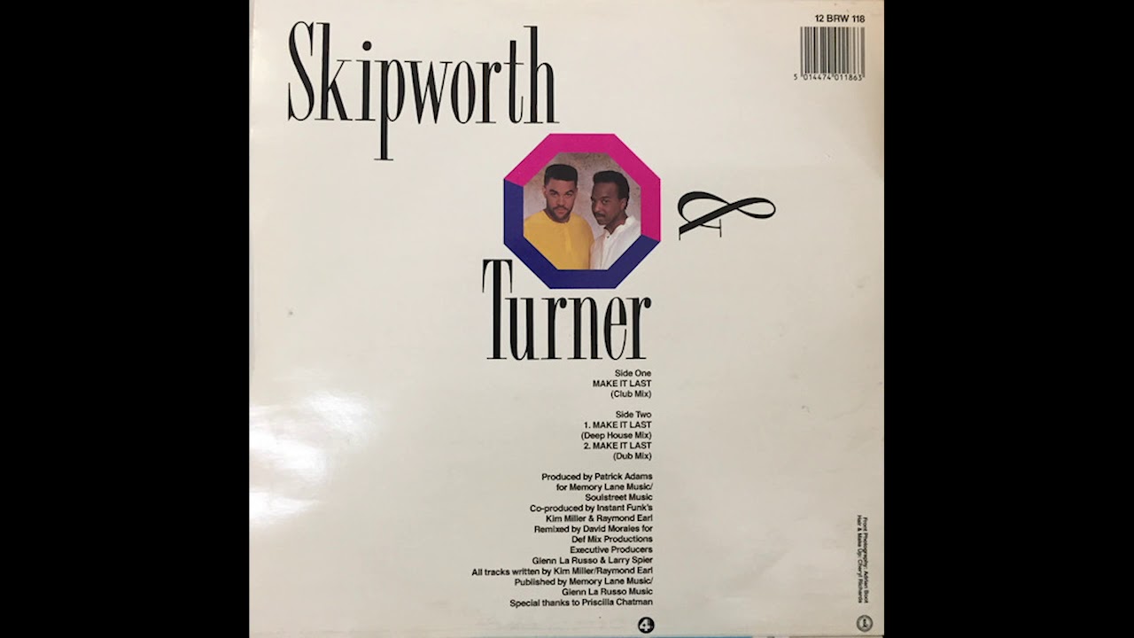 Skipworth & Turner - Make It Last (Dub Mix)(1989) - YouTube
