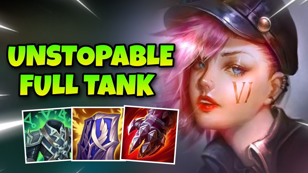 VI JUNGLE WILD RIFT BUT FULL TANK IS PRETTY GOOD BUILD - YouTube
