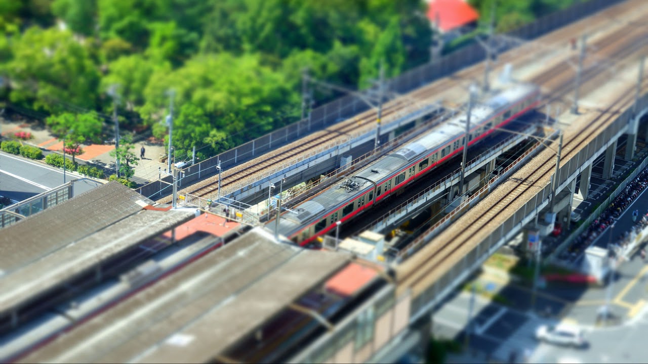 Shin Urayasu Station train traffic - time lapse - no audio - YouTube