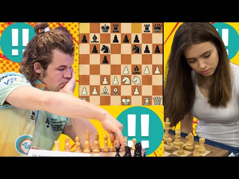 Magnus Carlsen vs Anna Cramling chess game 625 - YouTube