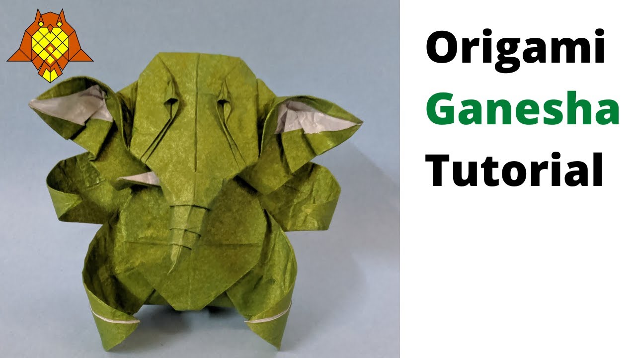 Origami Ganesha Tutorial (Shubham Mathur) - YouTube