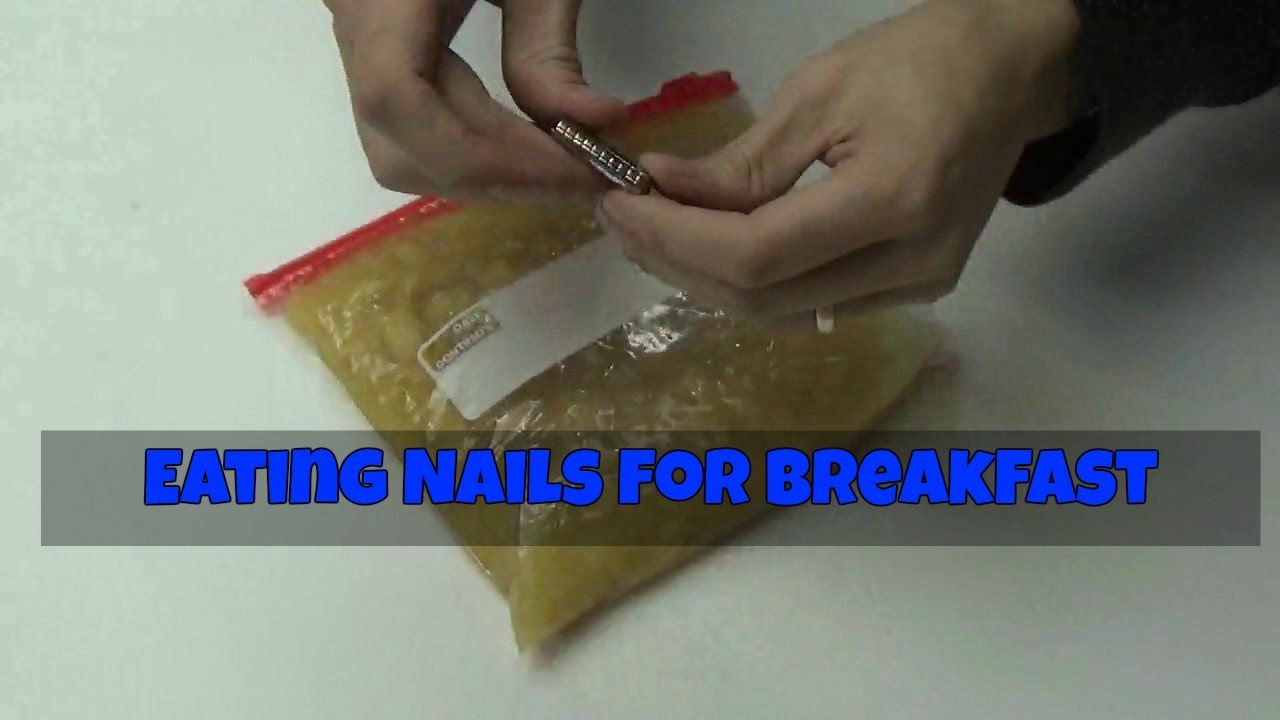 Eating Nails for Breakfast - YouTube