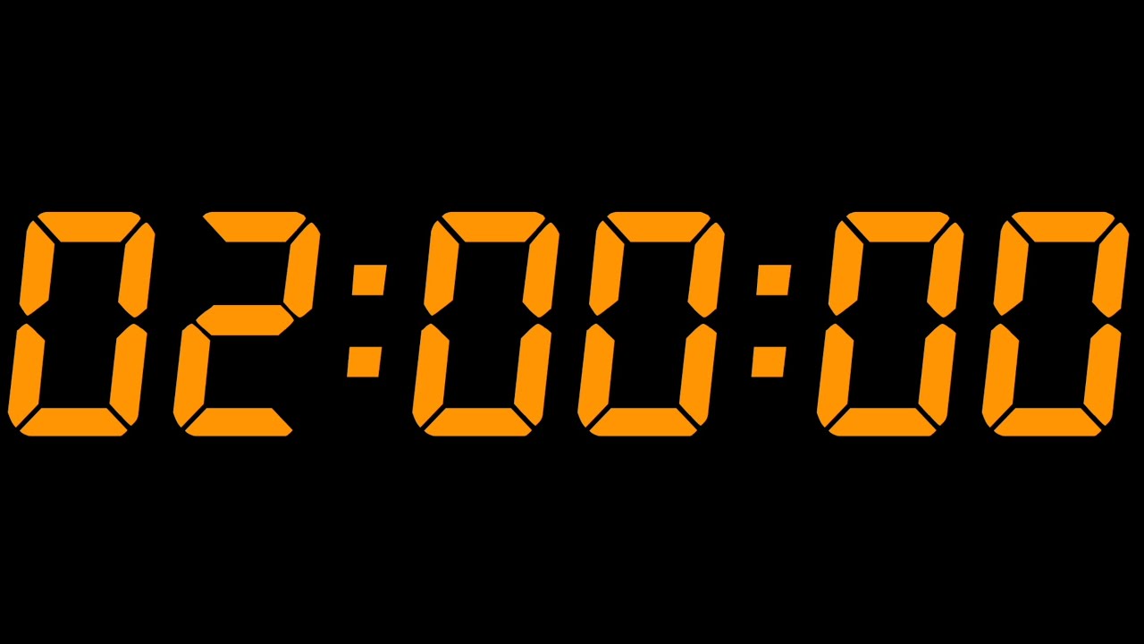 2 HOUR COUNTDOWN TIMER-YouTube - YouTube