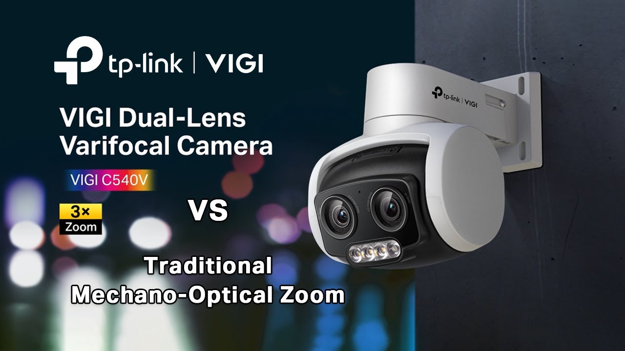 TP-Link | VIGI C540V | VIGI Dual-Lens Varifocal Zoom VS Traditional ...