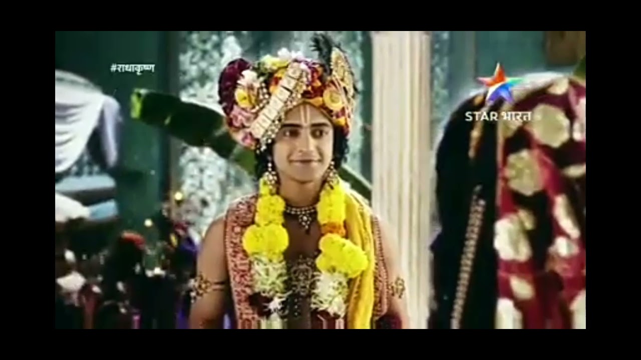 Radha Krishna serial Krishna Rukmini marriage when she see Radha in ...