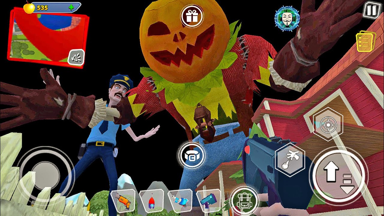 Dark Riddle MOD MENU APK🧨New Year ( Mod 999999999 PUMPKIN HEAD ) NEW ...