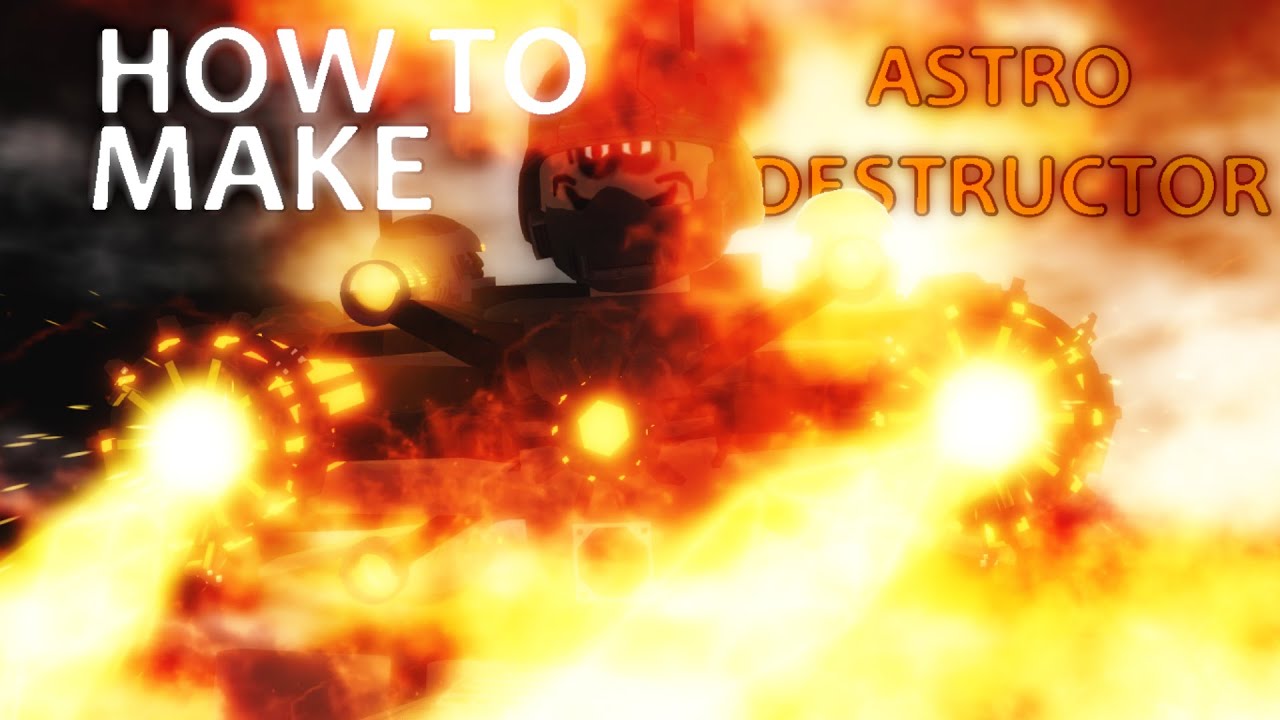 How to make Astro Destructor in Strange Bathtub War! - YouTube