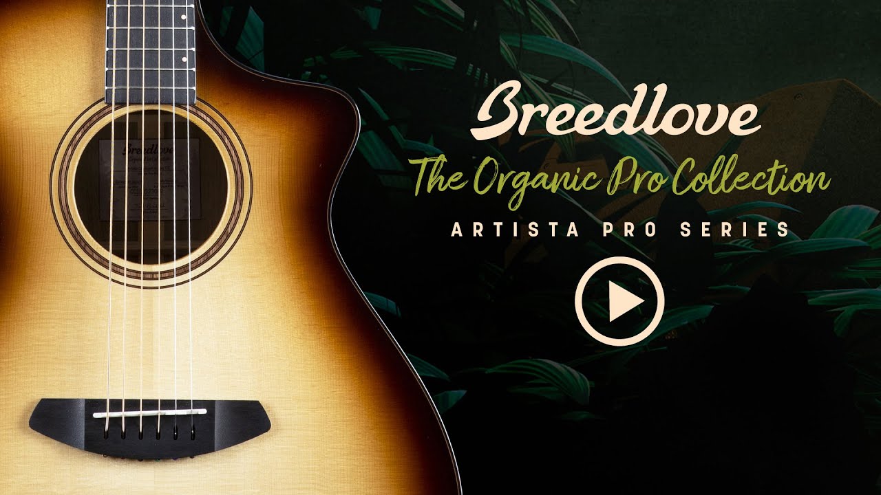 Breedlove Organic Pro Artista Pro Guitar Series with Designer Angela ...