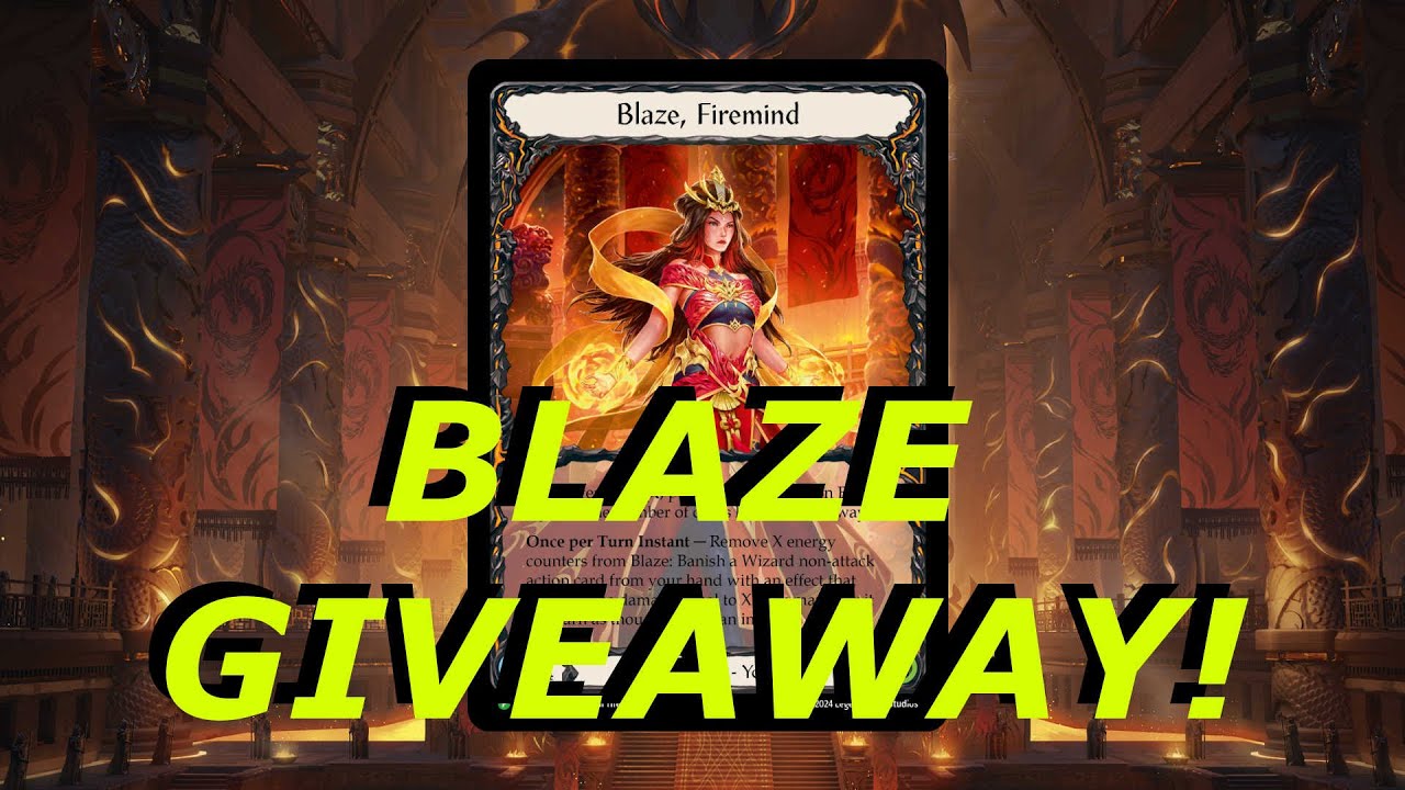 BLAZE PROMO GIVEAWAY! THANK YOU ALL!! - YouTube