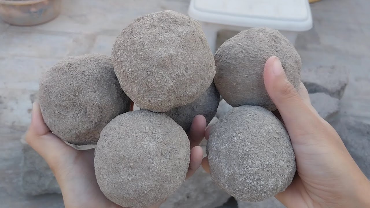 Brown dirt chunks floor crumbling - YouTube