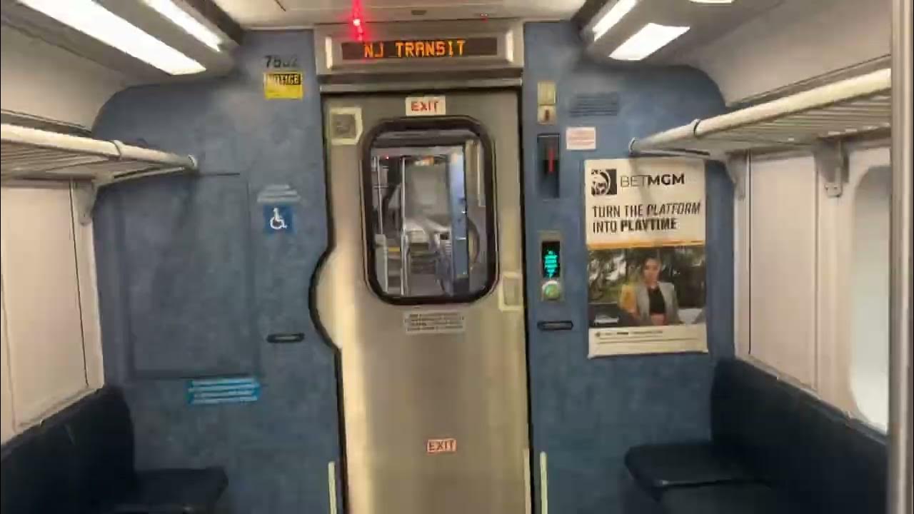 NJ Transit Multilevel Coach Timelaspe Tour at Trenton Transit Center - YouTube