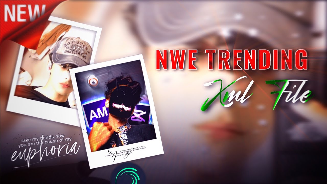 NEW TRENDIN || XML FILE || ME || YOU TUBE || PRESETS BY #yasin_editz ...
