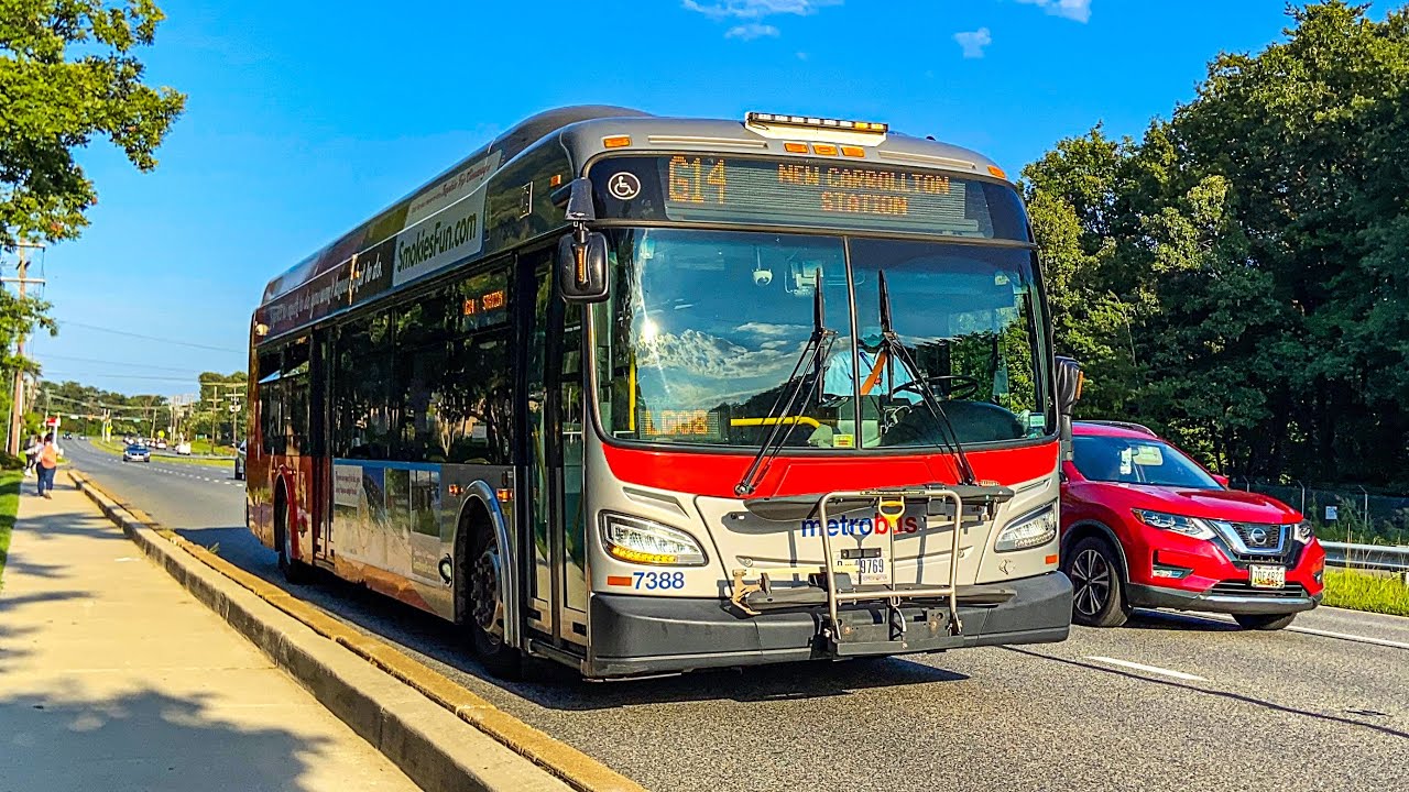 WMATA 2016 New Flyer XDE40 7388 on Route G14 - YouTube