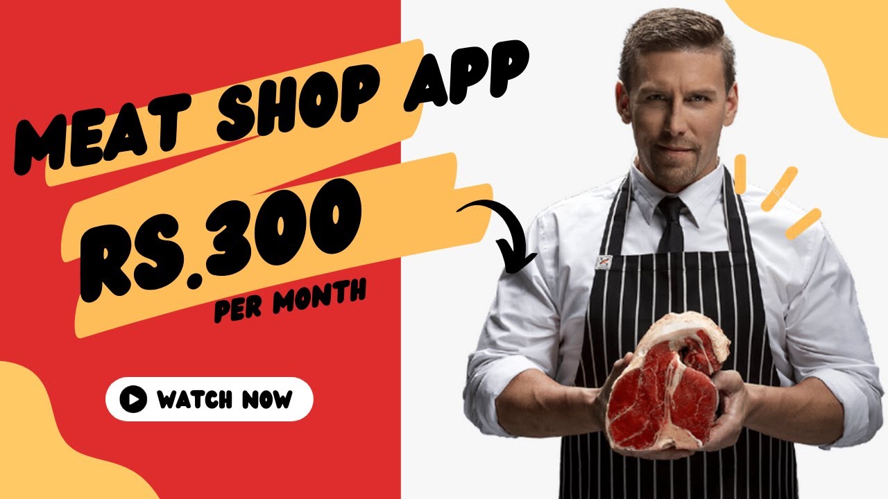 Meat shop app - Online bigmart - Rs. 300 per month Explained in Tamil ...