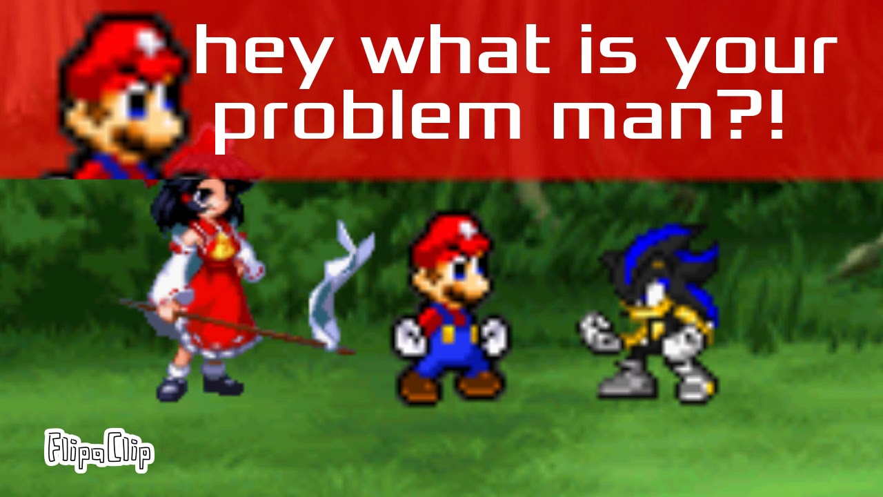 mario and reimu vs seelkadoom(preview) - YouTube