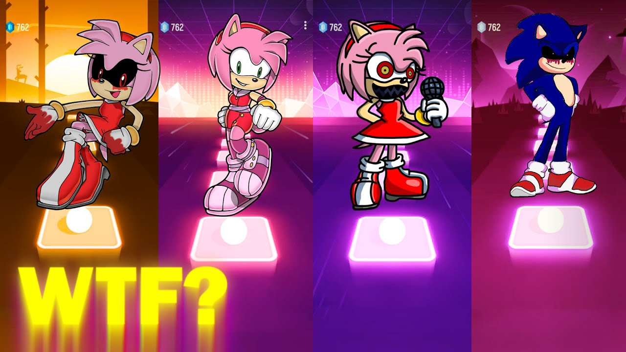 Amy Rose - Amy - Amy Rose FNF - Sonic | Tiles Hop EDM Rush! - YouTube
