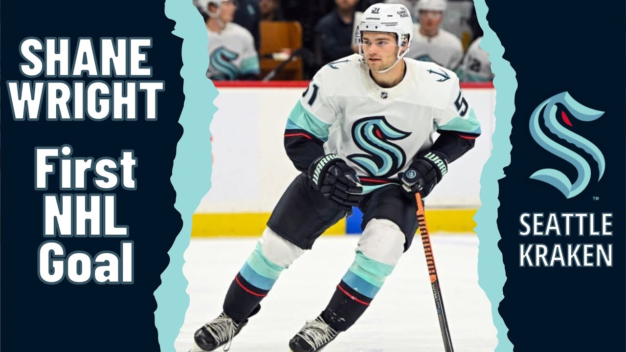 Shane Wright #51 (Seattle Kraken) first NHL goal Dec 6, 2022 - YouTube