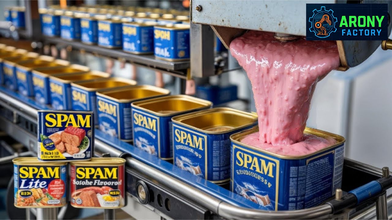 Inside the Canned Meat Factory: How Millions of SPAM Cans Are Made in a ...