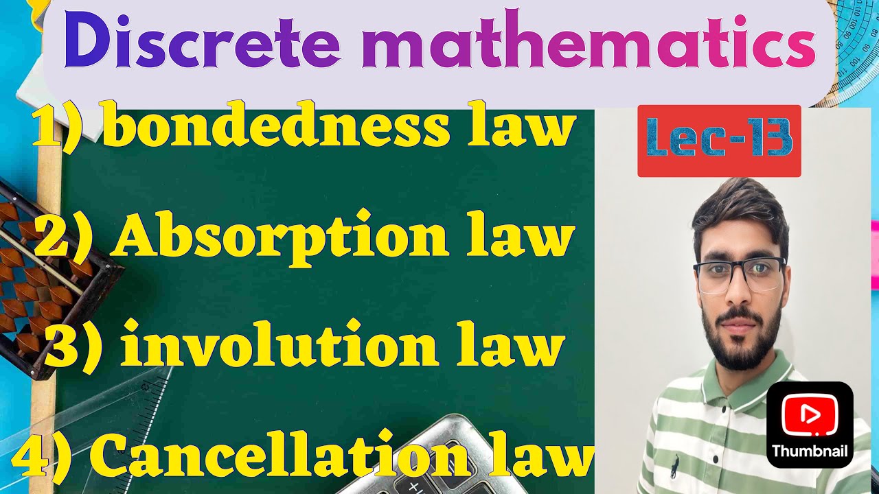 Lec-13 |Discrete mathematics| most important property | in boolean ...
