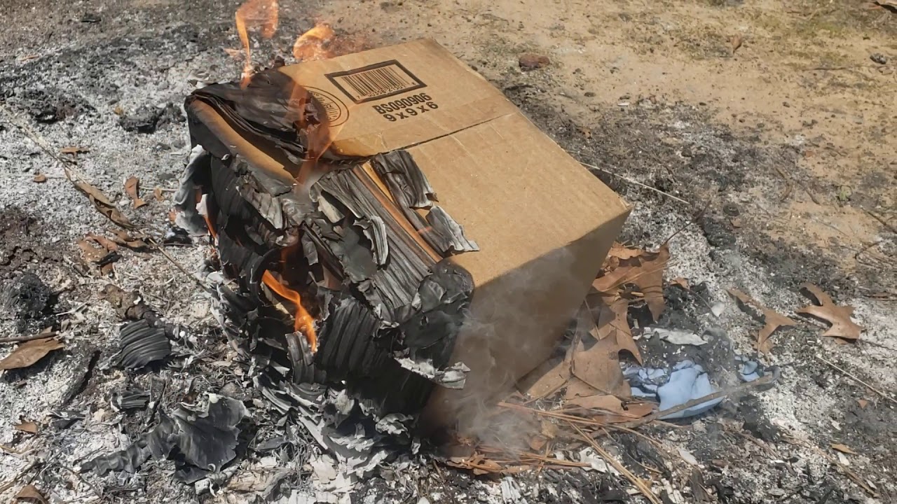 Burning Stuff 921: Singlewall Box - YouTube