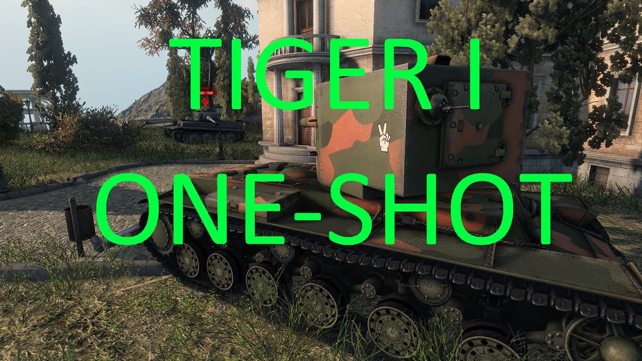 KV-2 one shots a full HP Tiger - YouTube