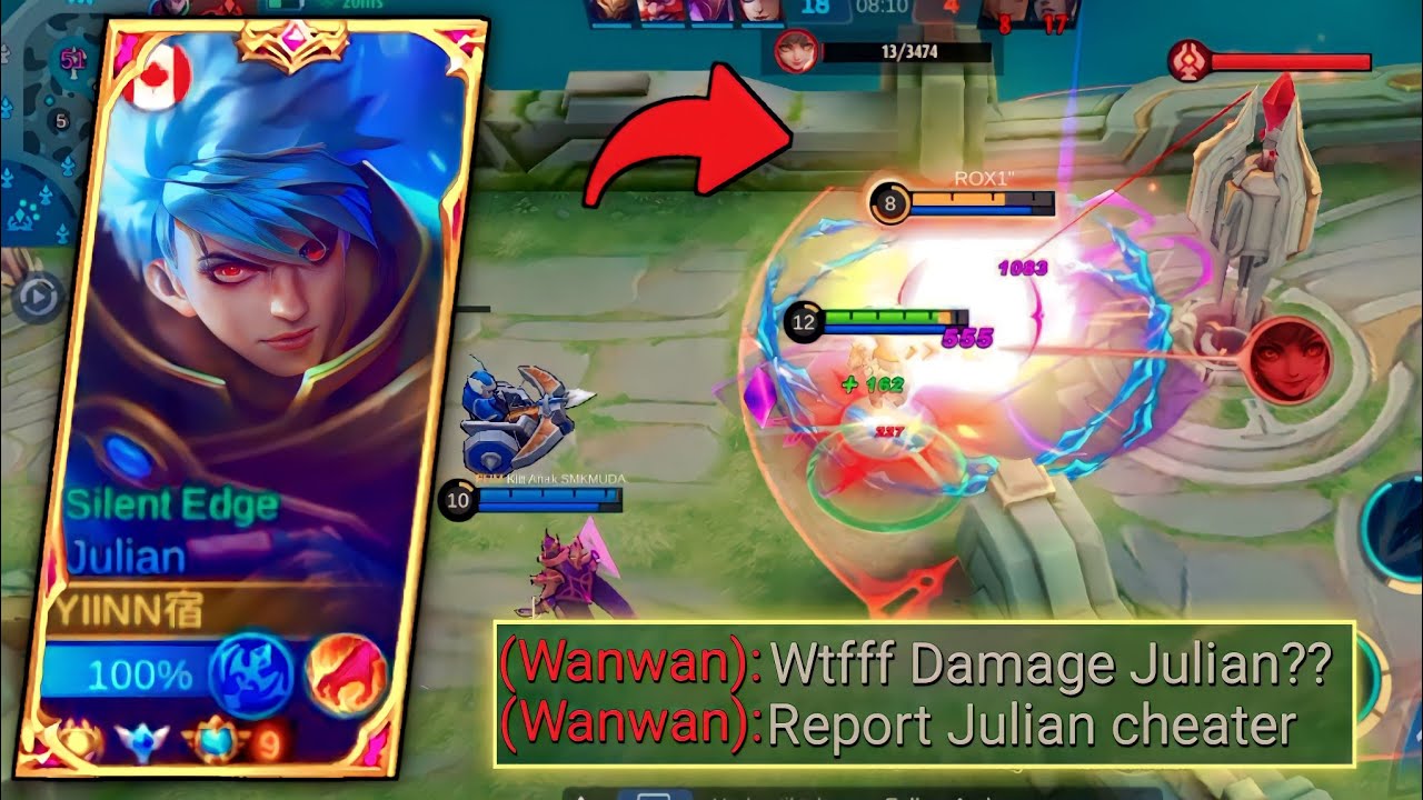 JULIAN BEST BUILD 2022 | GAMEPLAY HERO JULIAN - TOP GLOBAL JULIAN ...