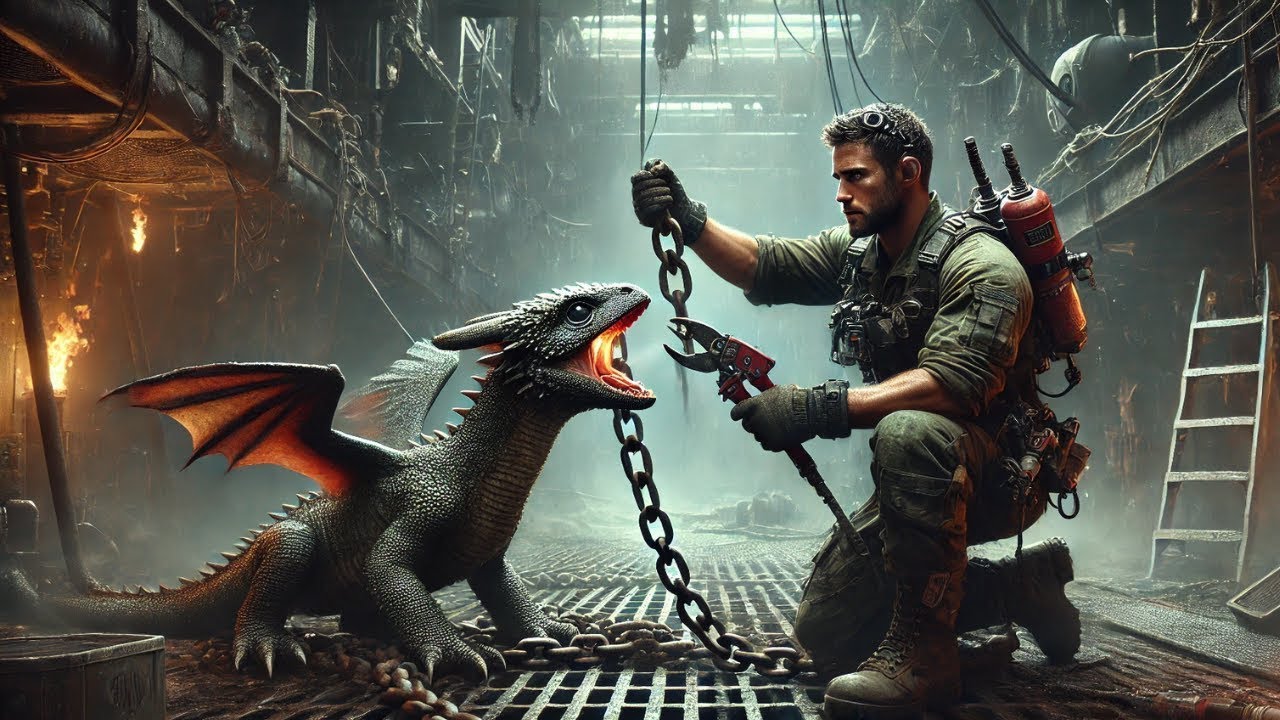 Galactic Aliens Abandoned a Chained Baby Alien Dragon Left To Die on an ...