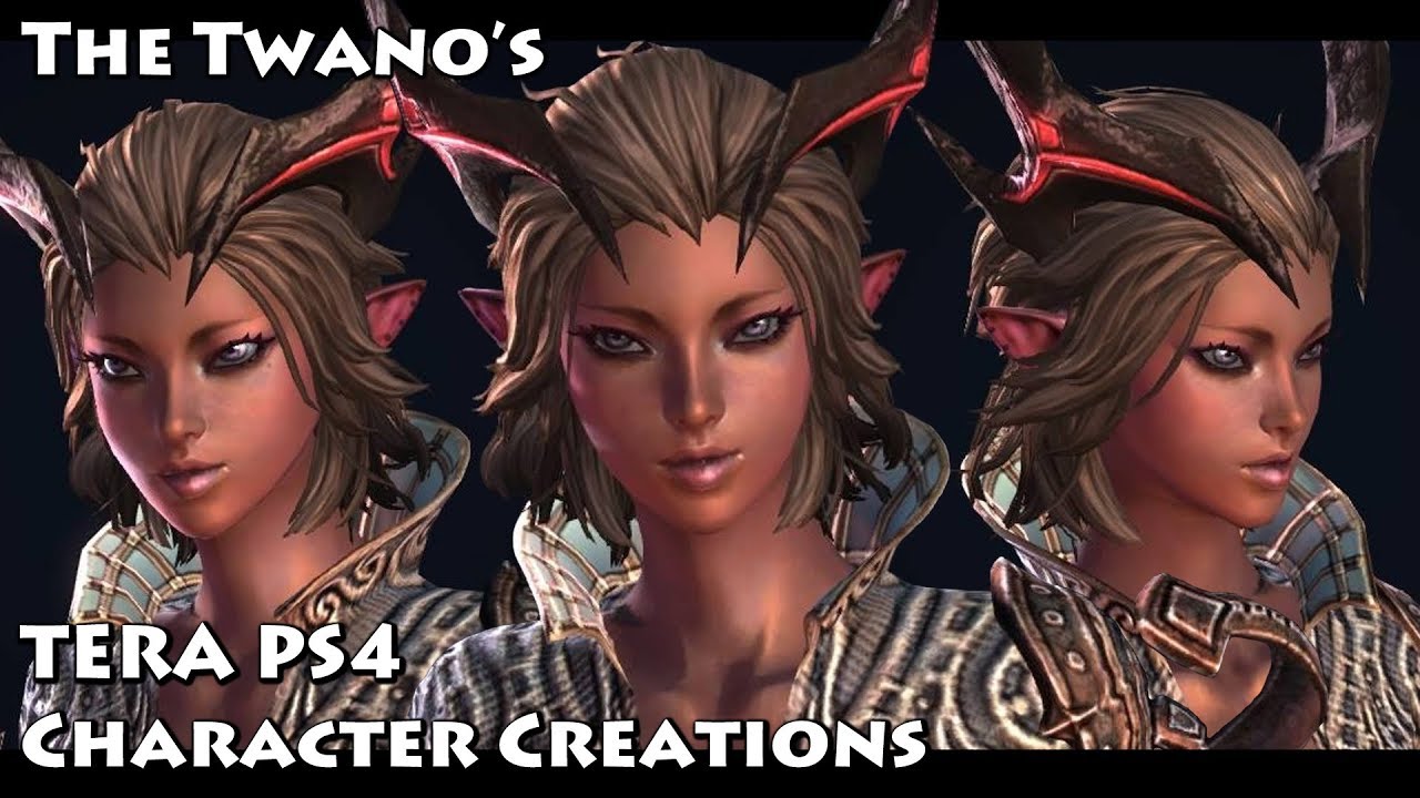 TERA (PS4) - Character Creation (Cute Female Castanic) #3 - YouTube